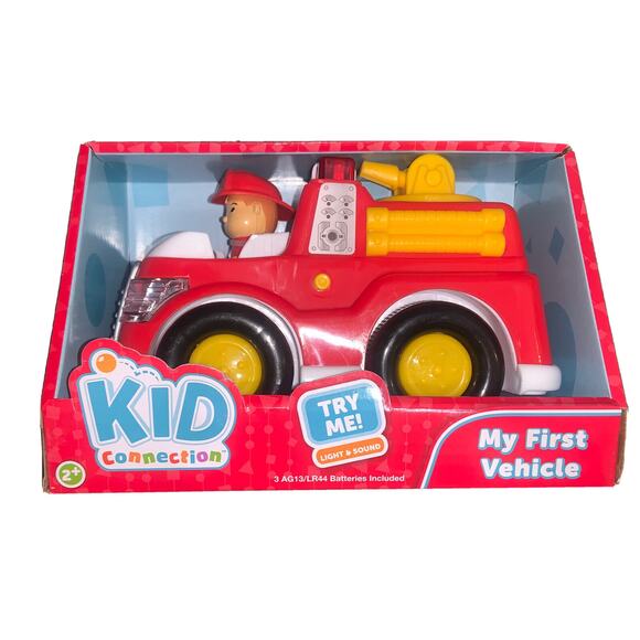 Kid Connection | Toys | Kid Connection My First Vehicle Fire Truck With ...
